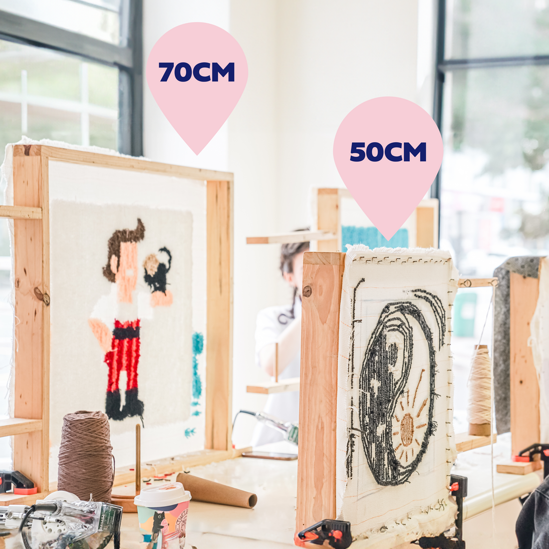 Small Tufting Experience 50x50cm - Book Online | Tuft Crowd